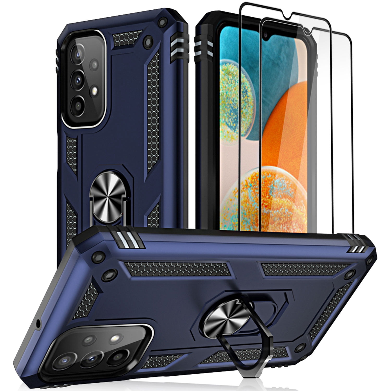 Samsung Galaxy A23 5g Phone Case with Screen Protector(2 Pack), Heavy ...