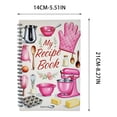 CCOCC Blank Recipe Book - 5.5"x8.2" Notebook for Recipes | Cookbook ...