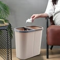 Kezqiaxn Waste Bins Plastic Bin Wet and Dry Separation Classification ...