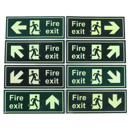 Photoluminescent Exit Sign, Environmentally Friendly Universal ...
