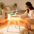 1500W PTC Ceramic Heater, LED Display & Remote Control, Auto ...