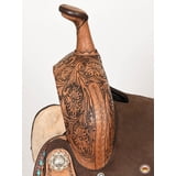 15 Flex Tree Western Horse Saddle American Leather Barrel Trail Hilason ...