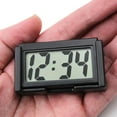 Mini Electronic Digital Car Clock with Self - Adhesive for Dashboard ...