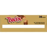 Twix Caramel Cookie Chocolate Candy Bars - 1.79 oz., 36 ct. Bulk Pack ...