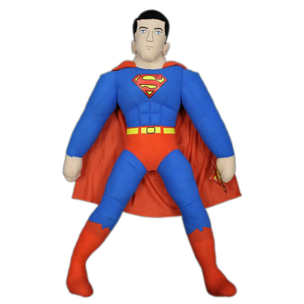 DC Comics Superman Standing Pose Jumbo Size Stuffed Plush Toy (32in ...