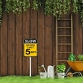 8 x 12 inch Slow Speed Limit 5 MPH Yard Sign Decorative Plant Stake ...