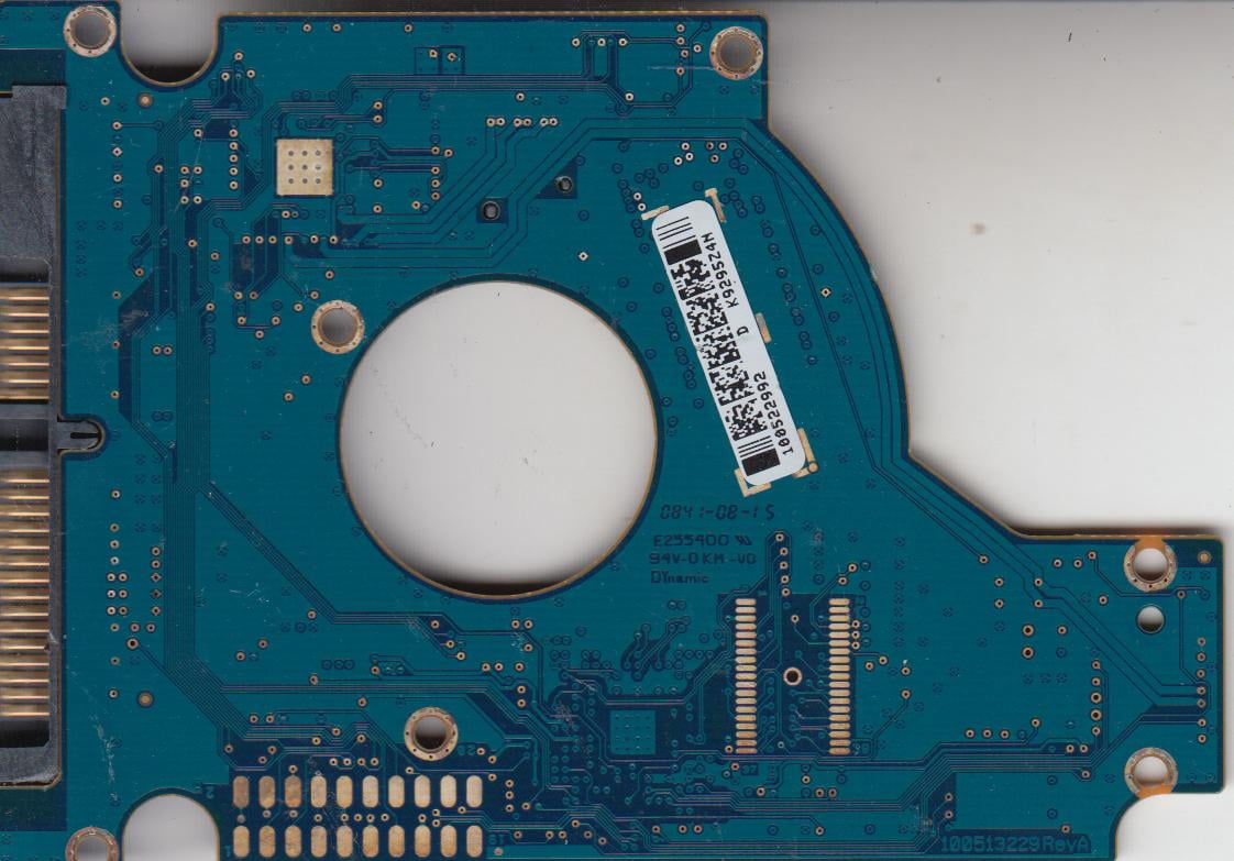 ST9500325AS, 9HH134-020, 0002SPM1, 100522992 D, Seagate SATA 2.5 PCB ...