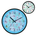 BZSMCE Voice Activated LED Night 12in Clock 12in Clock with Rabbit ...