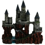 Medieval Castle Fortress with Three Turrets Aquarium Fish Tank Decor ...