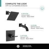 Fine Fixtures Single Fixed Glass Shower Panel - Clear Tempered ...