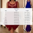 AherBiu Plus Size Sundresses for Women Cutout Hollow Crewneck ...