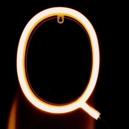 SAYDY LED Letters Neon Signs, Art Alphabet Wall Decor, Numbers Neon ...