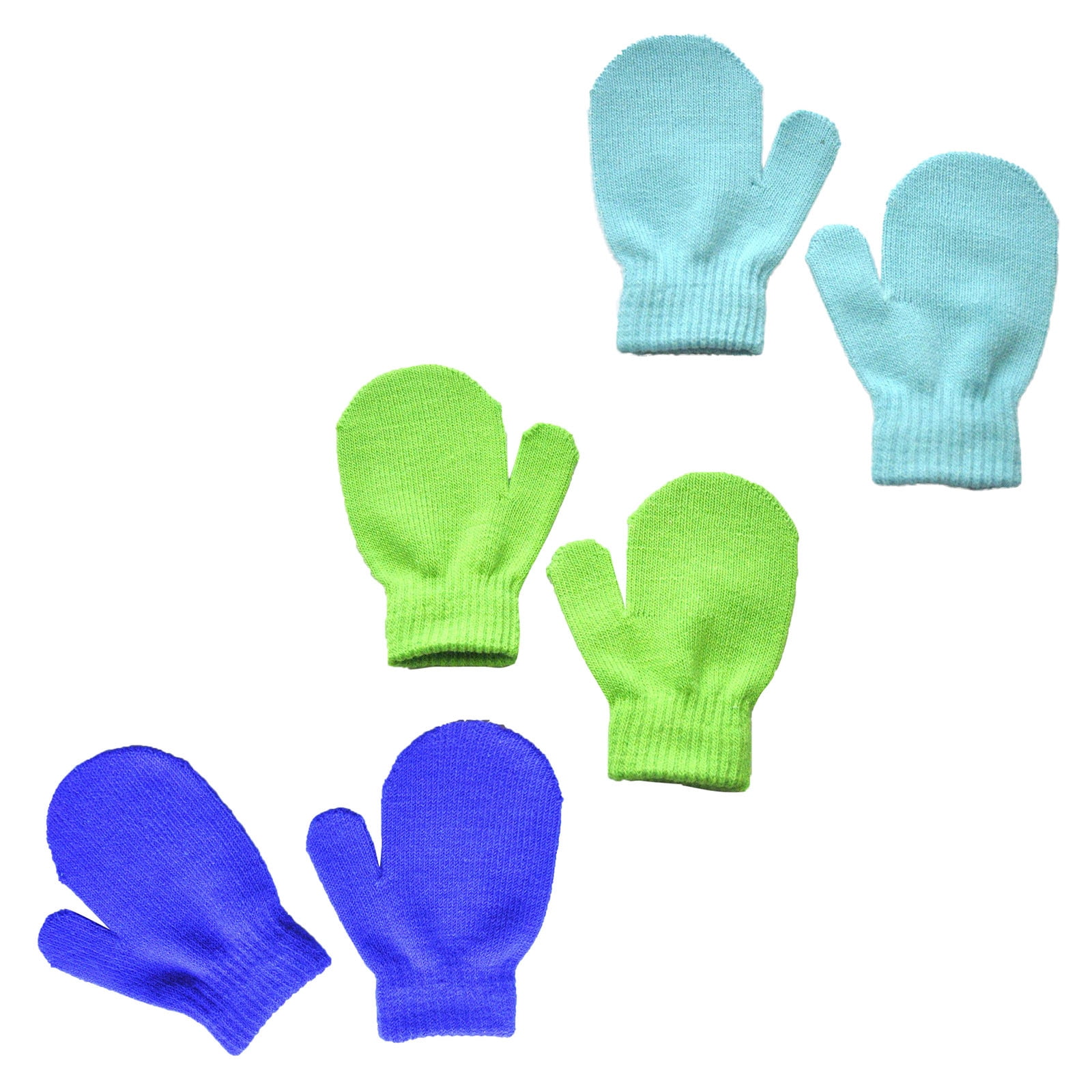 Click here for Miashui 3 Pairs Baby Cute Knit Mittens Toddler Gir... prices