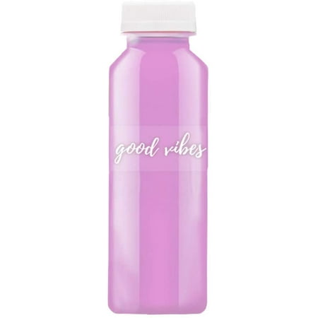 Label Tek Good Vibes Label - Clear with White Font, Water-Resistant - 2 ...