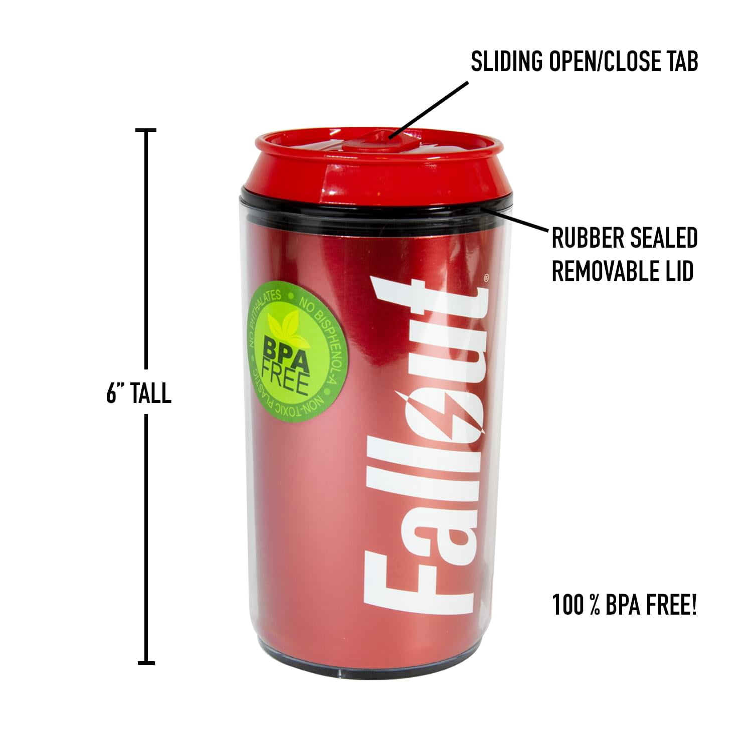 Buy Fallout Collectibles | Fallout Nuka Cola Travel Can | 5.5 Inches ...