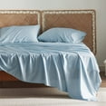 Bedsure Queen Cooling Bed Sheets Set Rayon Derived From Bamboo Hotel