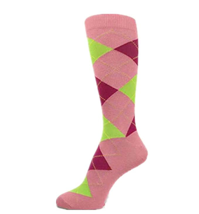 Spotlight Hosieryshades of PINK Men Groomsmen dress Socks (Hot Pink ...
