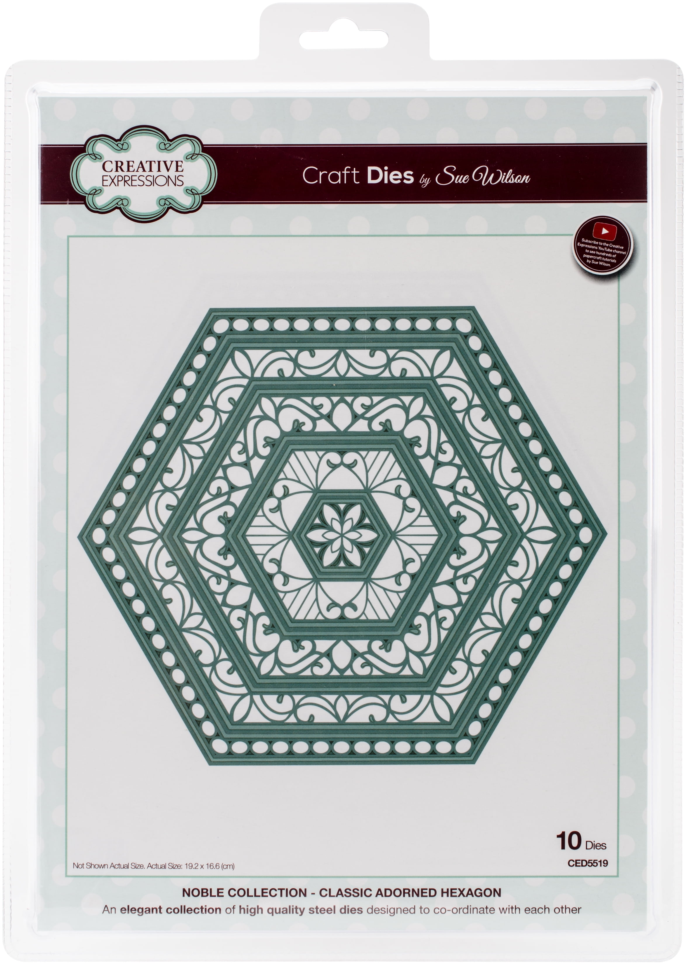 Creative Expressions Craft Dies By Sue Wilson-Noble-Classic Adorned ...