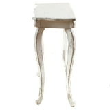 LuxenHome Vintage Off White Wood Console and Entry Table - Walmart.com
