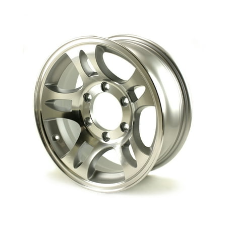 15x6 6-Lug on 5.5" Aluminum T03 Trailer Wheel - T03-56655T - Walmart.com