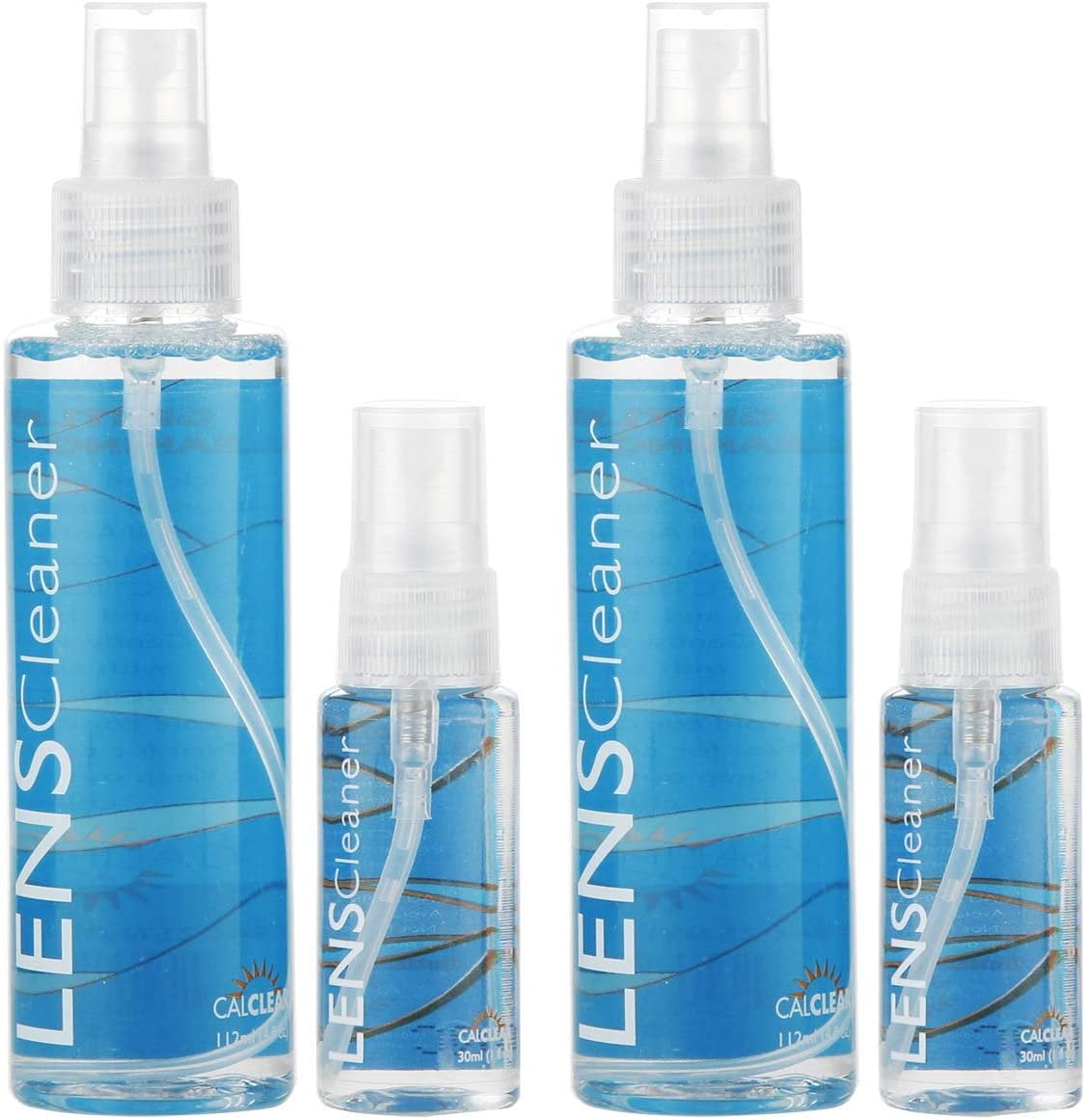 California Accessories Calclear Lens Cleaner Spray 2-8oz & 2-1oz ...