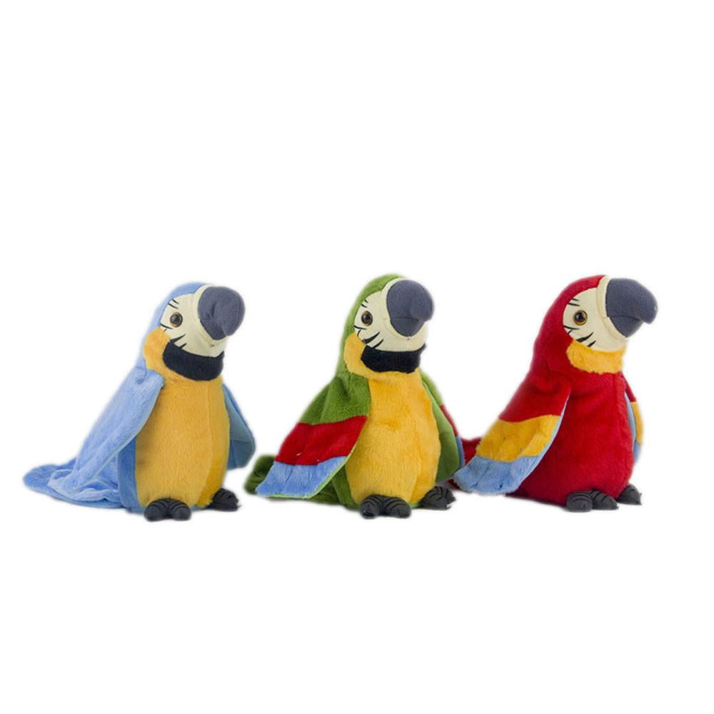 AJZIOJIRO Electronic Parrot Toy，Electronic Bird Speaking Pet，Early ...