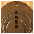 AR500 Steel Circle Shooting Targets 5-Pack (3", 4", 5", 6", 8") - 1/2 ...