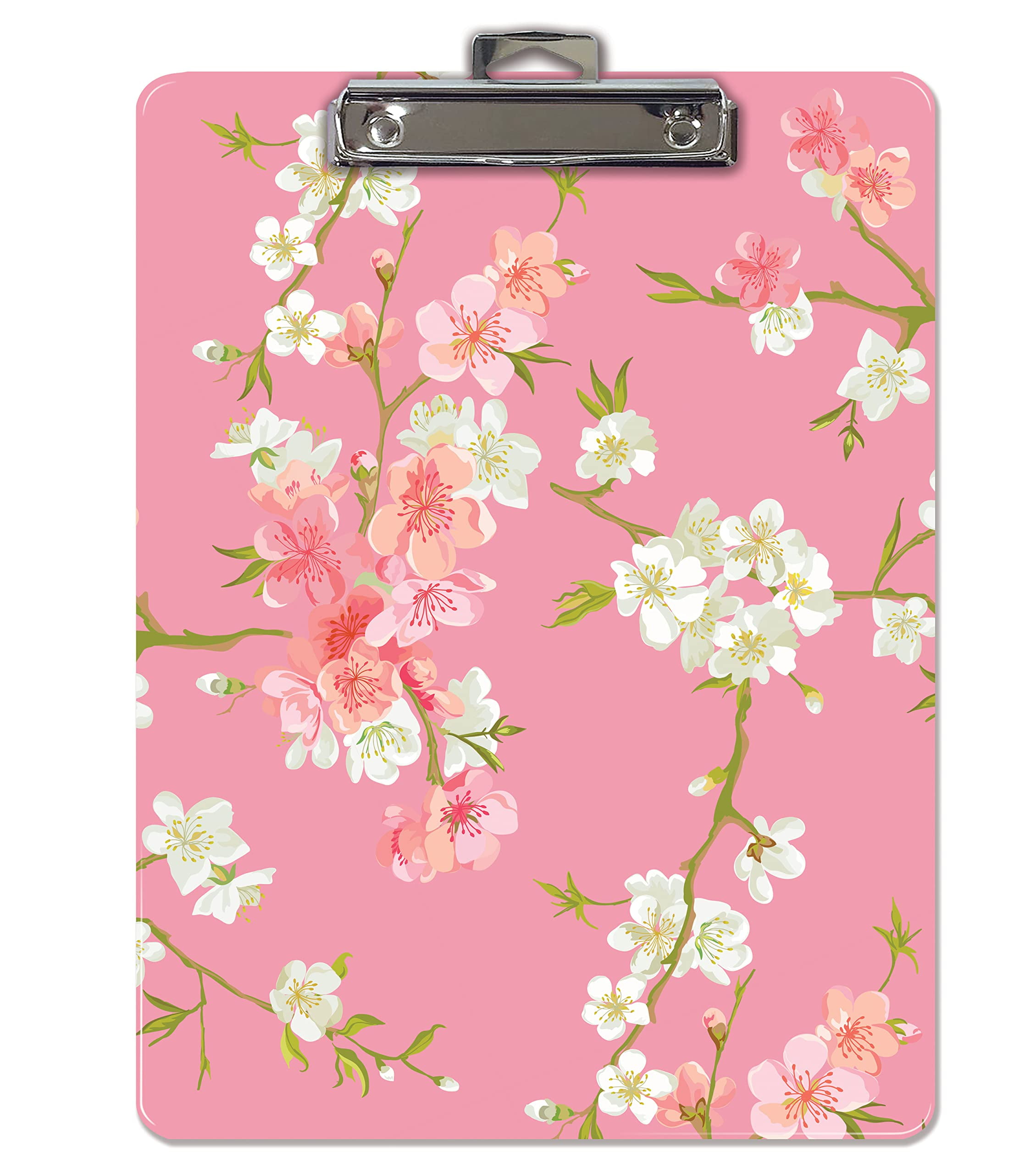 Fashion Clipboard, Floral Design, Standard A4 Letter Size, 12.5" x 9 ...