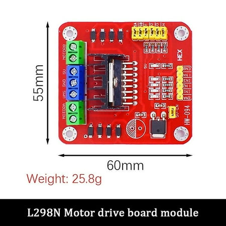 Dc Motor Drive Module Reversing Pwm Speed Dual H Bridge Stepper Motor ...