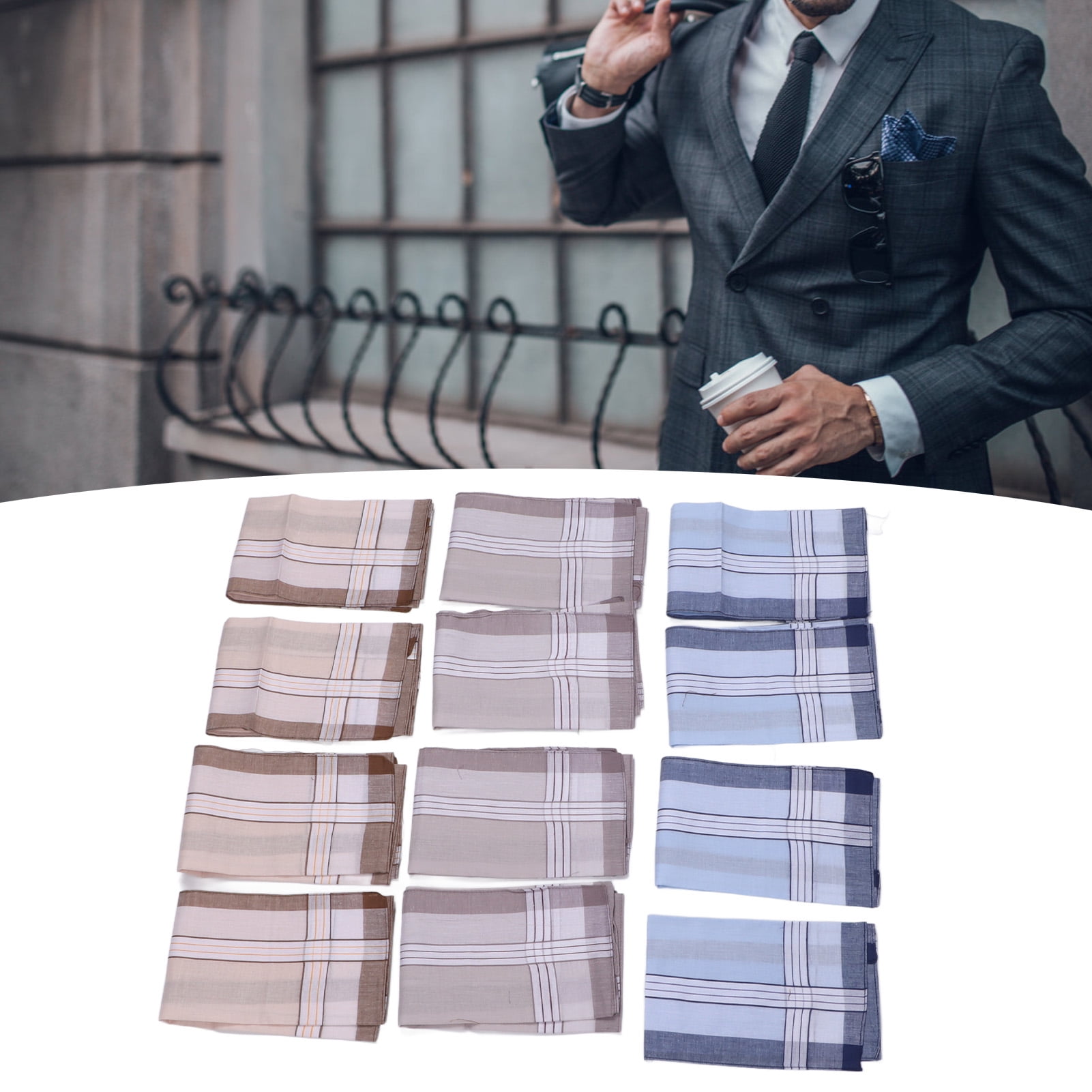 Click here for Unbranded Sweat Absorbent Handkerchiefs Set 12 Pcs... prices