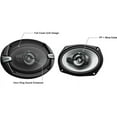 JVC CS-DR693 - drvn DR Series Coaxial Speakers (6" x 9", 500 Watts Max, 3 Way) - Walmart.com