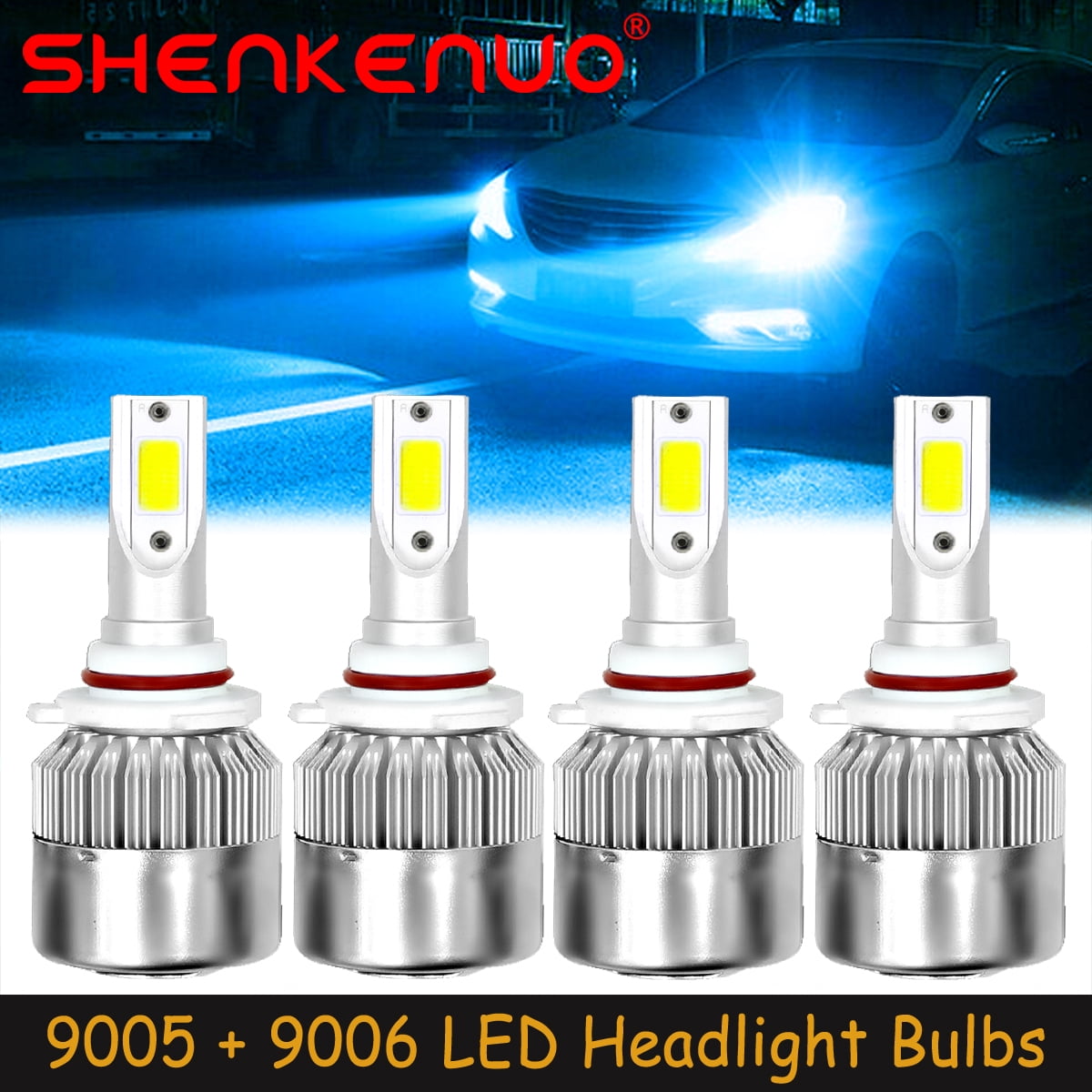 SHENKENUO For Dodge Charger 2006 2007 2008 2009 2010 - LED Headlights ...
