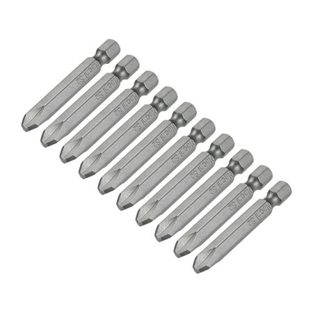 50mm 1/4" Hex Shank Y4 Magnetic Y Shape Head Screwdriver Bits S2 10 pcs ...