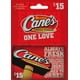 Raising Cane's $15 Gift Card - Walmart.com
