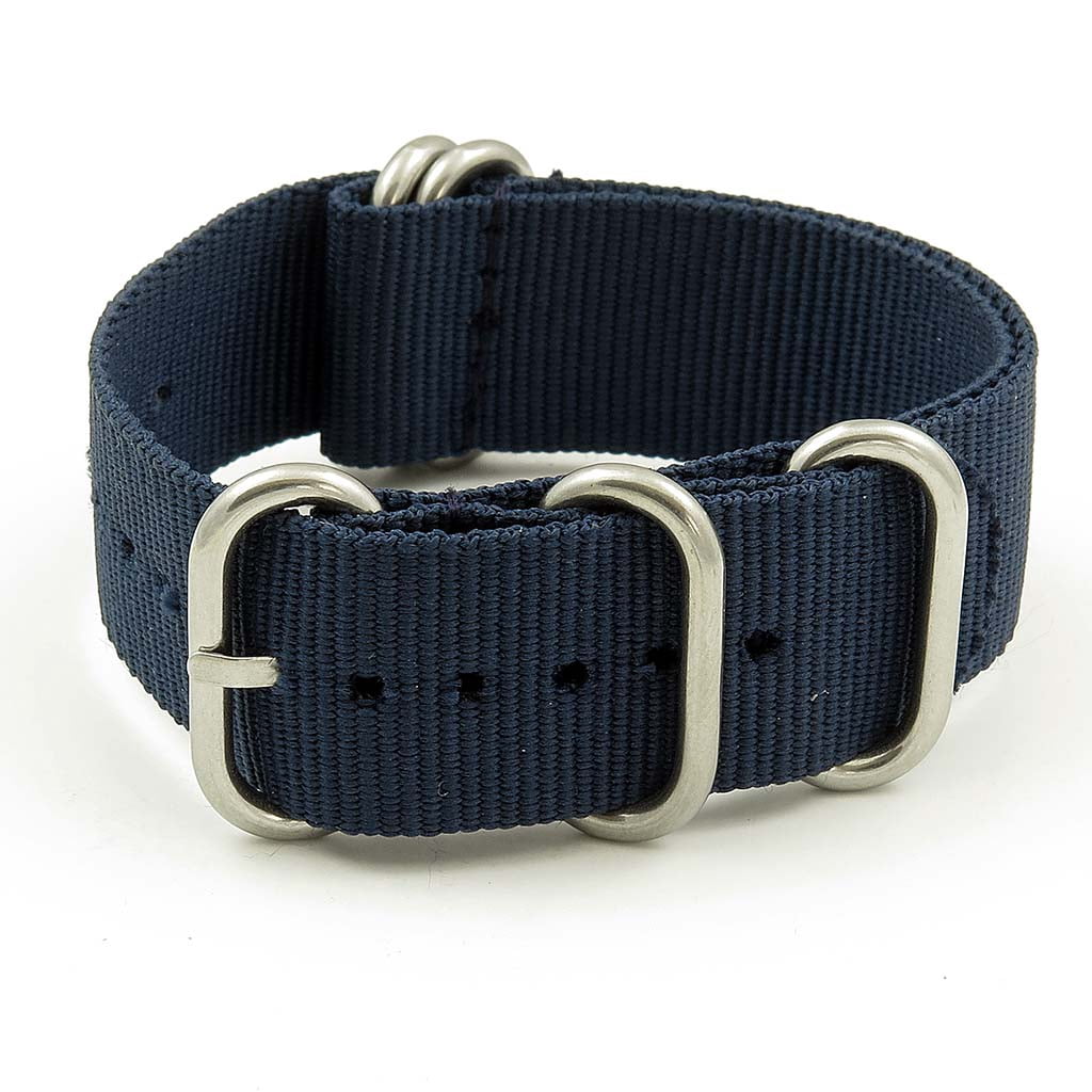 StrapsCo Nylon 5 Ring One-Piece Watch Strap - Walmart.com