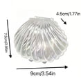 Clear Plastic Seashell Candy Storage Box - Versatile Organizer for ...