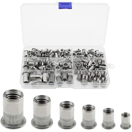 Bail 165pcs M3 M4 M5 M6 M8 M10 Stainless Steel Rivet Nuts | Walmart Canada