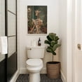Affixzi Giraffe Toilet Print, Whimsical Bathroom Humor Wall Art ...