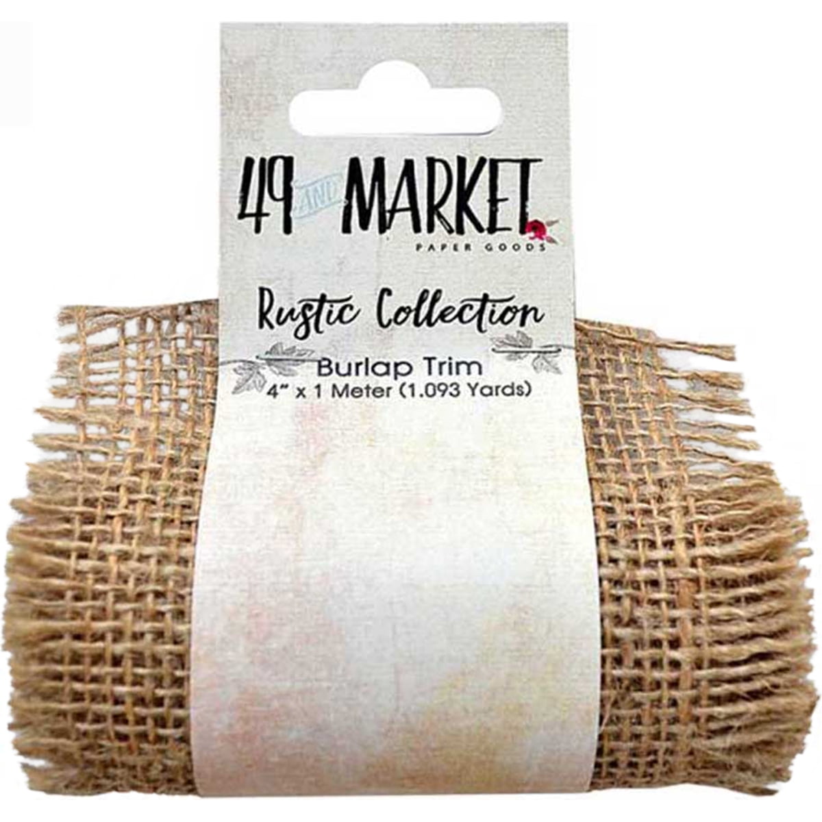 Burlap Ribbon Roll 4" x 1m - Natural Net - Walmart.com