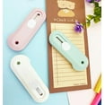 6Pcs Cute Retractable Rectangle Art Cutter Utility Knife Morandi Letter ...