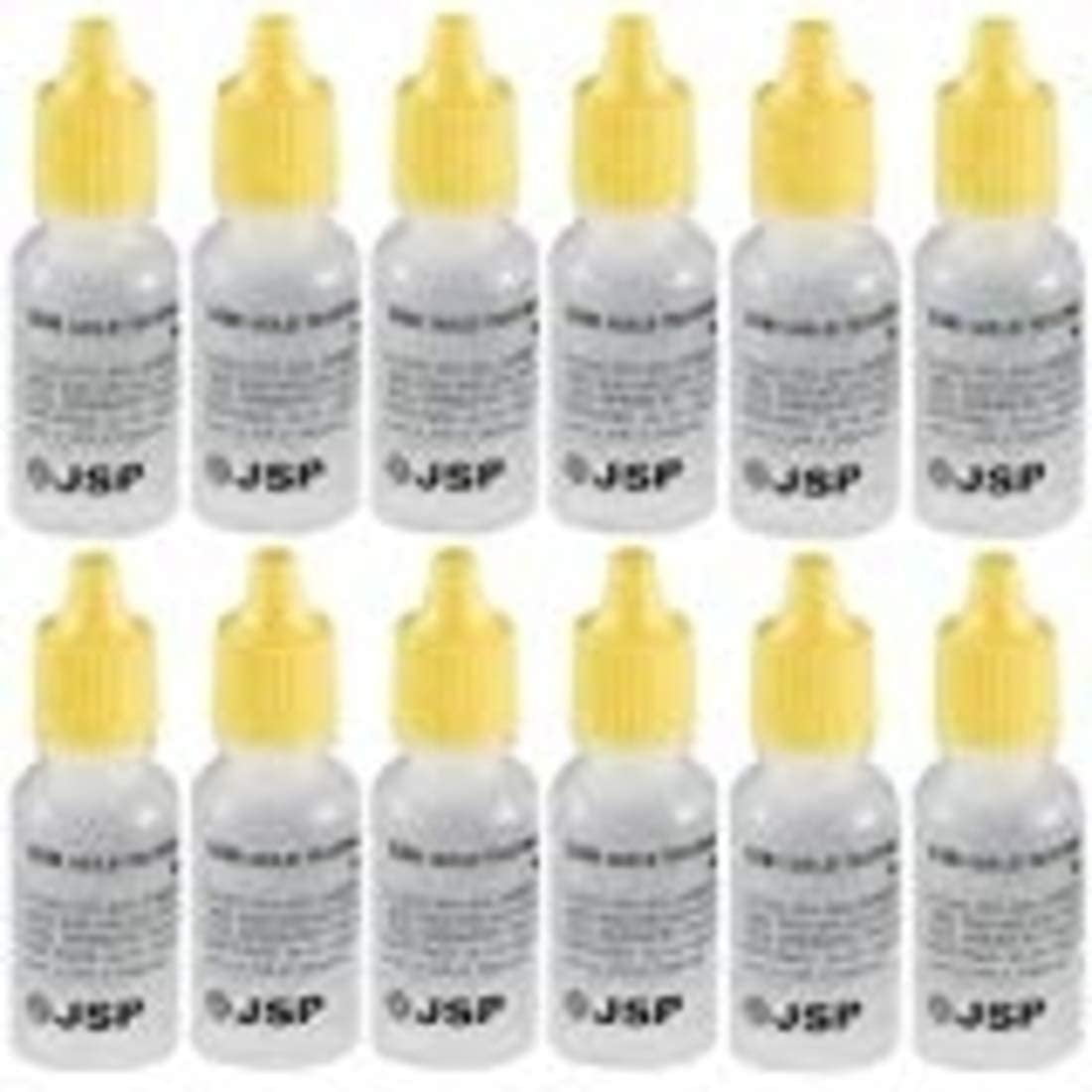 12 Bottles 10K Gold Metal Test Acid Karat Testing Liquid Solution ...