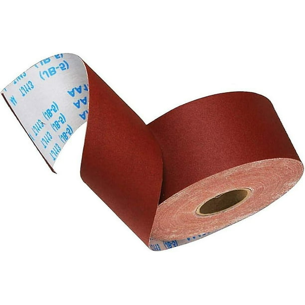 Rollo de papel de lija de grano 320 de 100 mm de ancho para metal y madera (hy) | Walmart en línea