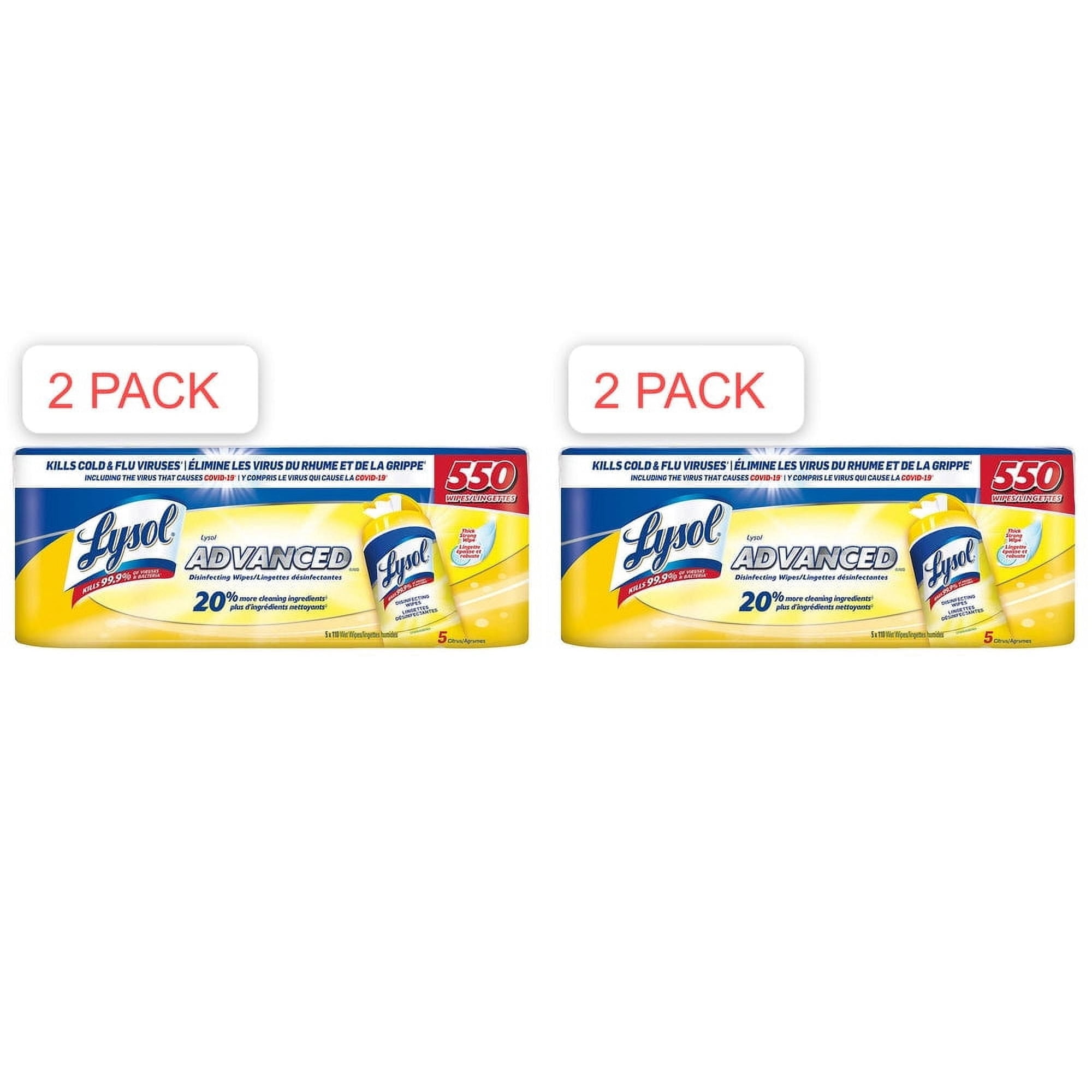 Click here for Lysol Advanced Disinfecting Wipes  1100 -Count (4p... prices