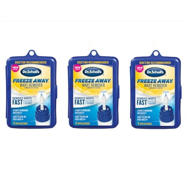 Dr. Scholl’s Freeze Away Wart Remover Dual Action (7 Applications) for ...