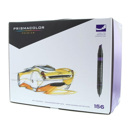 Prismacolor Premier Double-Ended Art Marker Set, Chisel-Fine, 156 ...