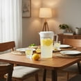 3000ml Large Capacity Cold Drink Jug with Lid and Handle, Transparent ...