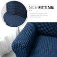 NICEEC Sofa Slipcover Blue Sofa Cover 1 Piece Easy Fitted Sofa Couch ...