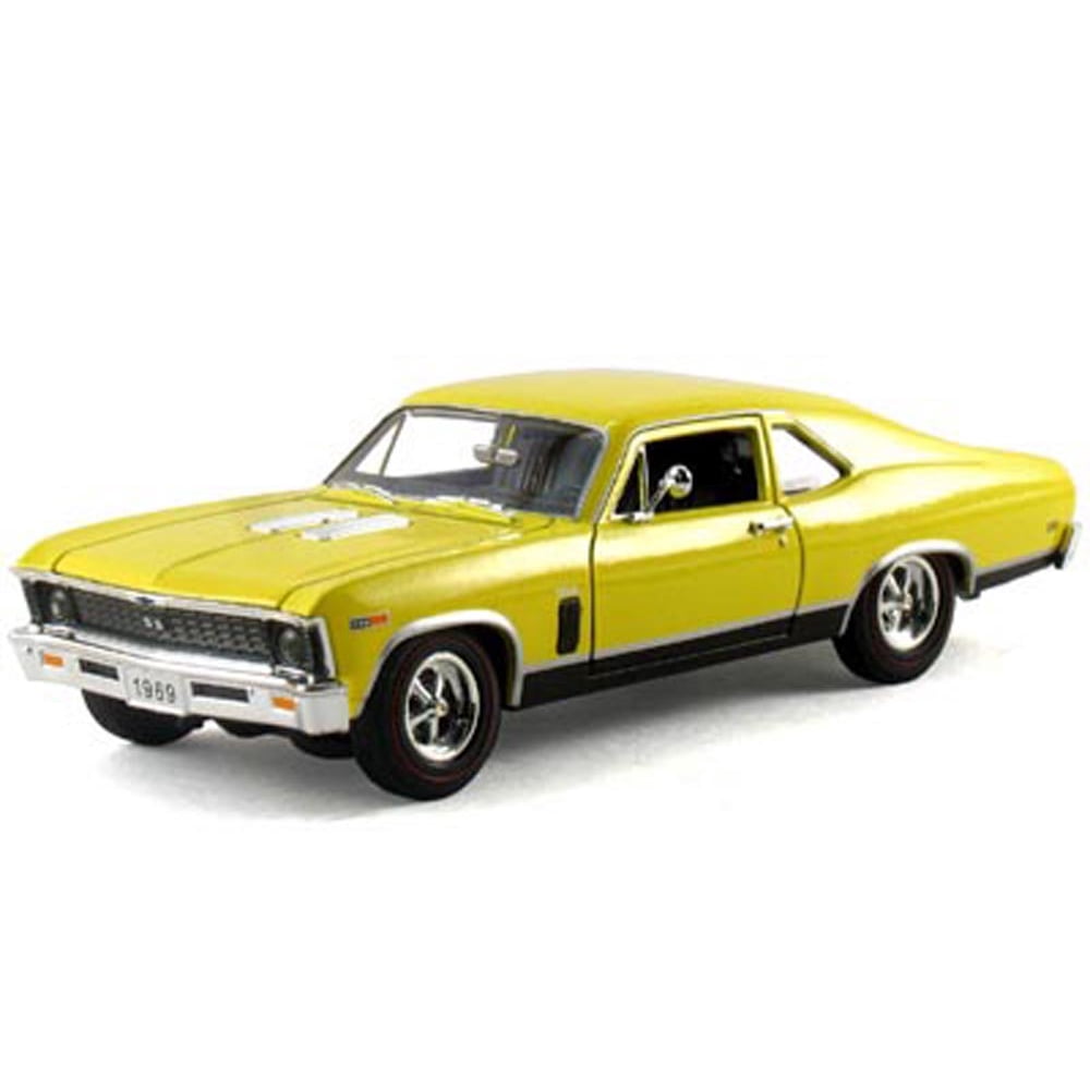 1969 Chevy Nova SS Hard top, Yellow - Signature Models 32436 - 1/32 ...