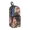 Backpack Pencil Case, 3 Compartment Large Capacity Oxford Fabric Pencil ...