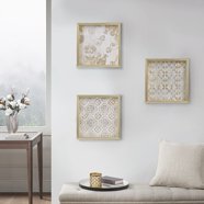 Safavieh Galen Classic Quatre Hexagon Mirror, Gold Foil - Walmart.com